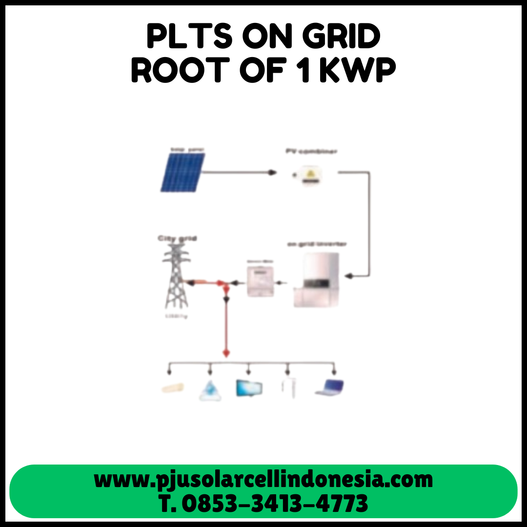 PLTS ON GRID ATAP 3KWP,HARGA SISTEM PLTS ON GRID