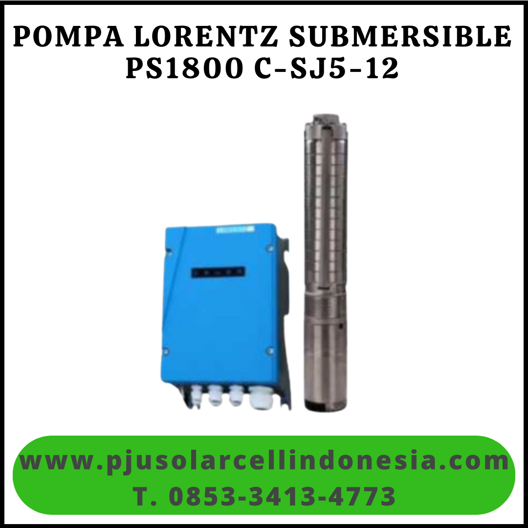 PAKET POMPA LORENTZ PS 1800 C-SJ5-12,POMPA AIR SURYA